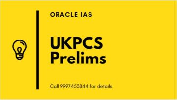 Uttarakhand UKPCS prelims | ORACLE IAS